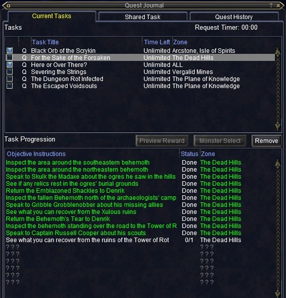 Fixed Quest Window Task Steps Not Reset After Switching Characters
